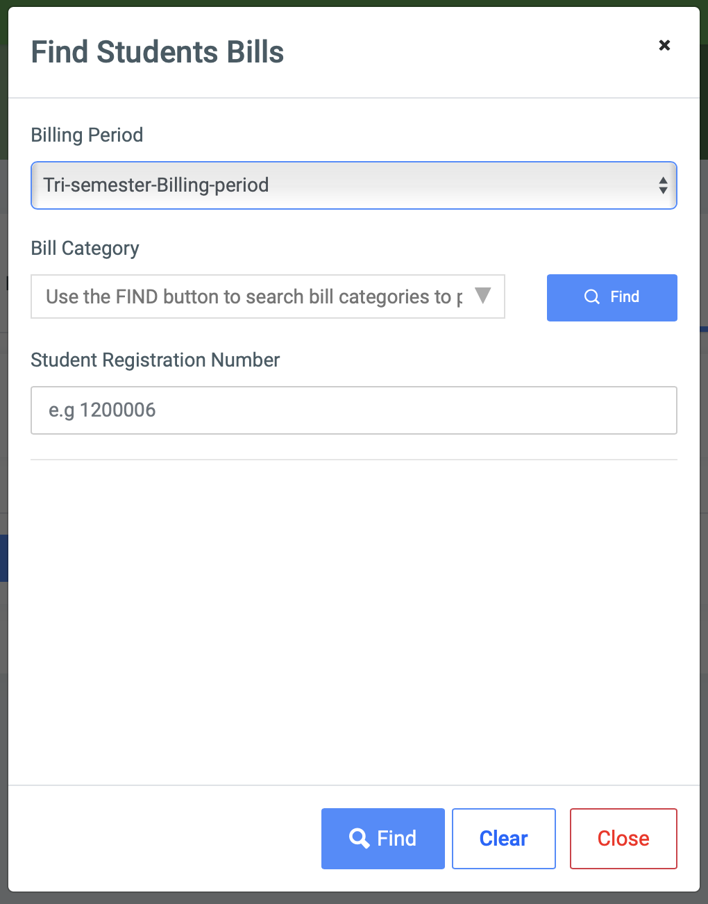Setup Bills – OSIS
