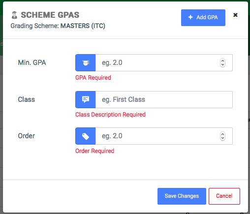 Grading Schemes – OSIS