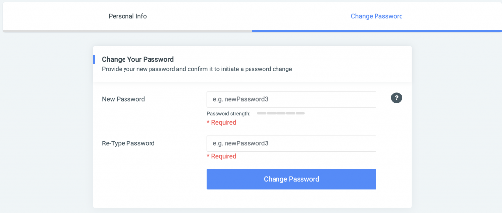 Account Settings – OSIS