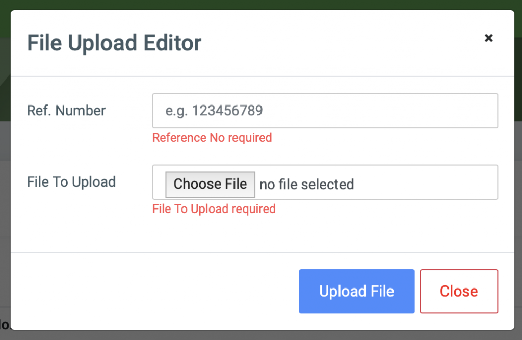 Bulk upload – OSIS