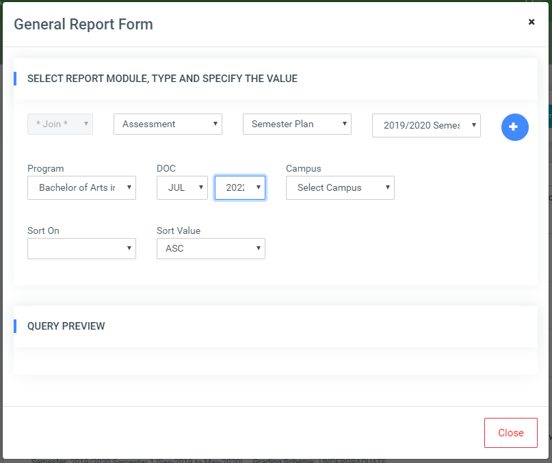 Assessment Module Reports – OSIS