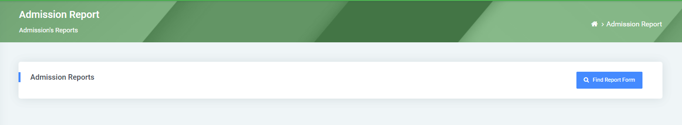 Admission Reports – OSIS