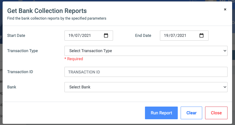 Bank Collection – OSIS