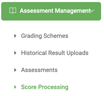 Score Processing – OSIS