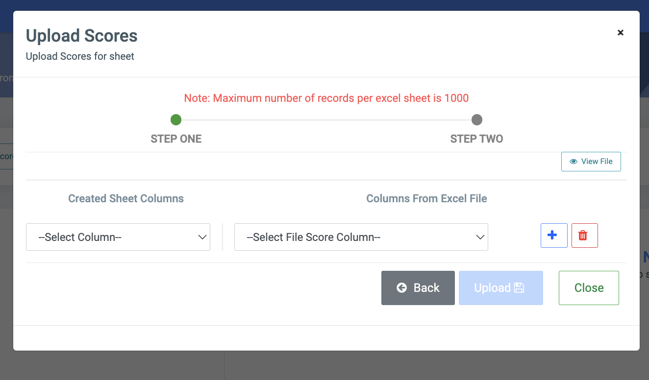 Score Processing – OSIS