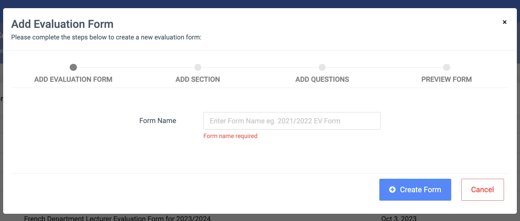 Evaluation Setup – OSIS